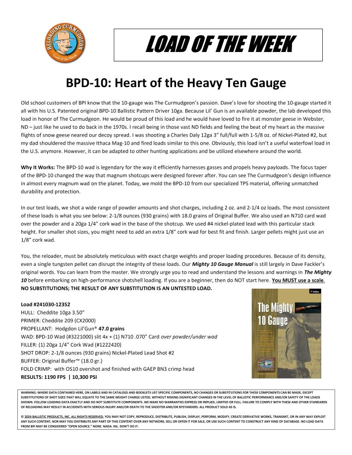 Ballistic Products - Shotgunner Supplies